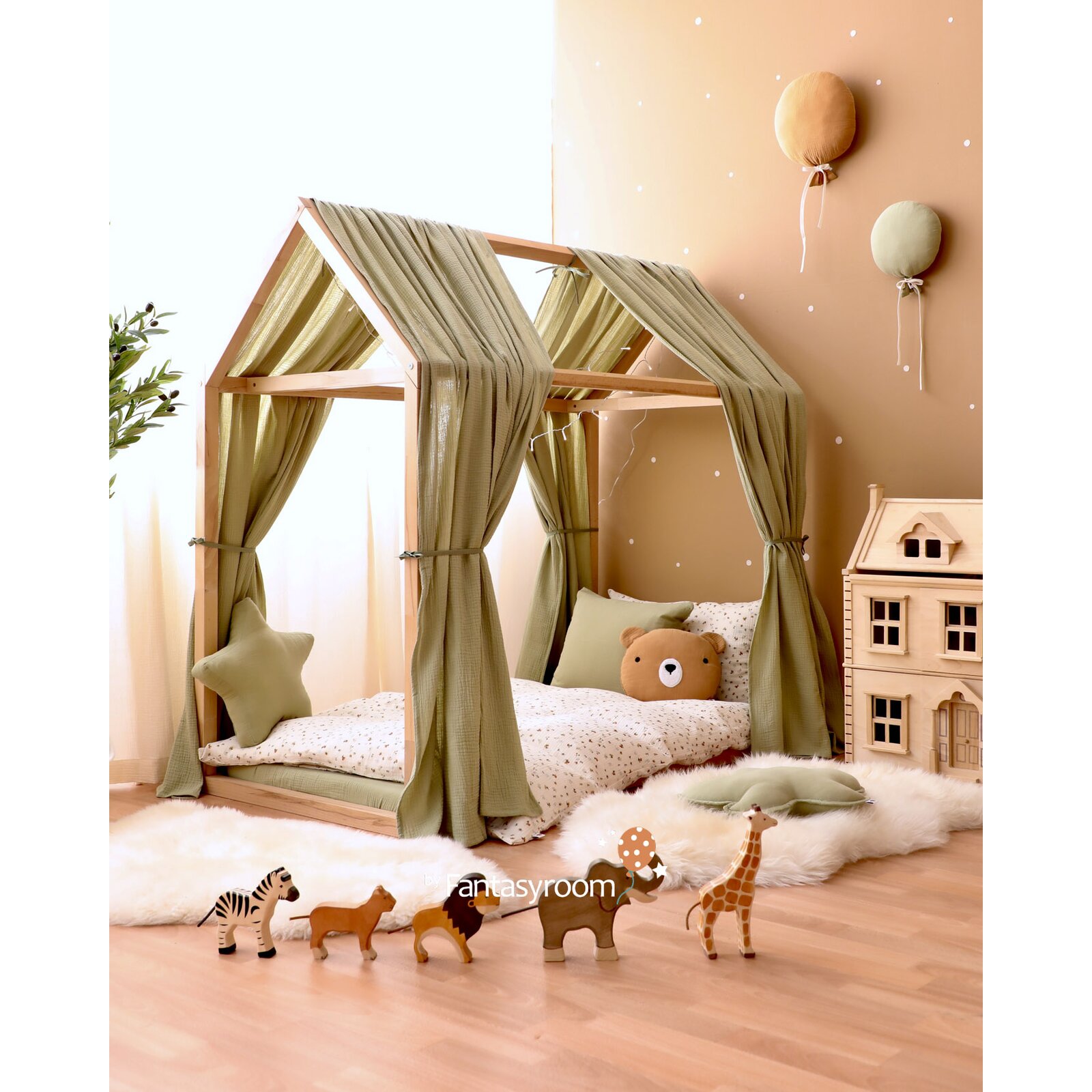 Safari bed canopy store